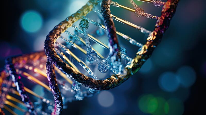 Biology dna spring stock illustration. Illustration of gene - 307636534