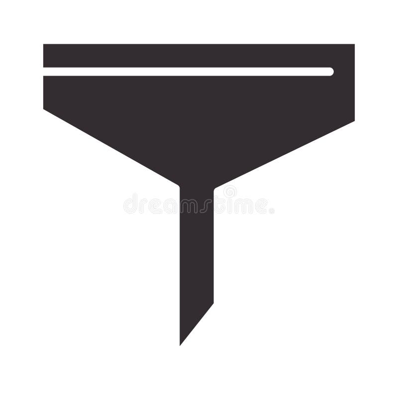 Funnel Laboratory Science and Research Line Style Icon Stock Vector ...