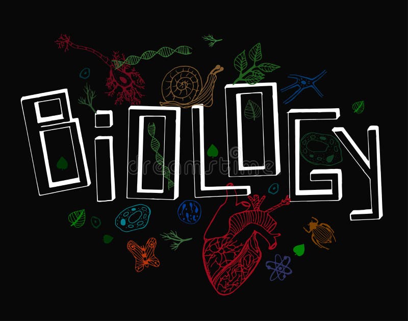 Biology Lettering vector stock vector. Illustration of butterfly - 74465044