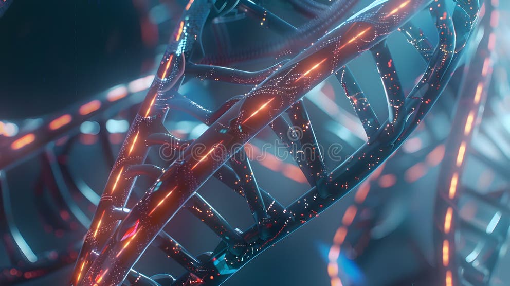 Biology Molecule Double Helix, Illustration of a Double Helix Biology ...
