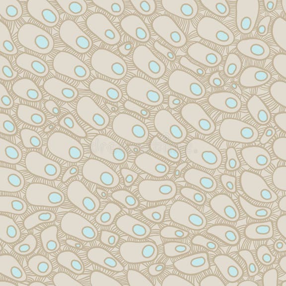 Biology pattern with cells stock vector. Illustration of microscope ...