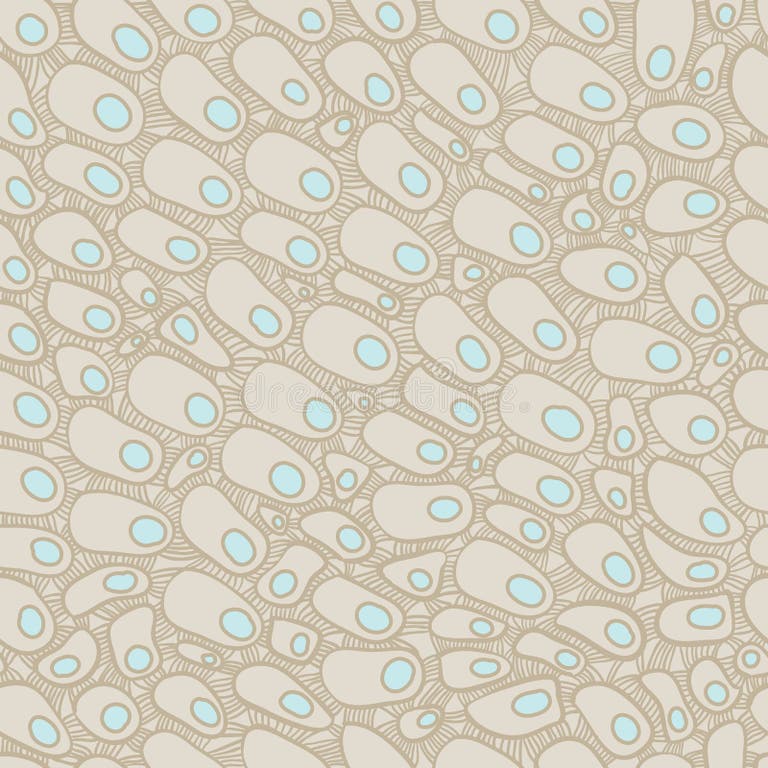 Biology pattern with cells stock vector. Illustration of microscope ...