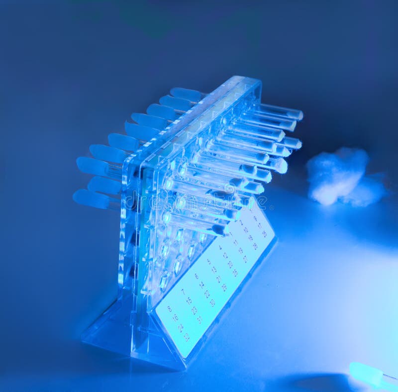 Biology Research Lab with Virus Test and Vaccine Development Stock ...