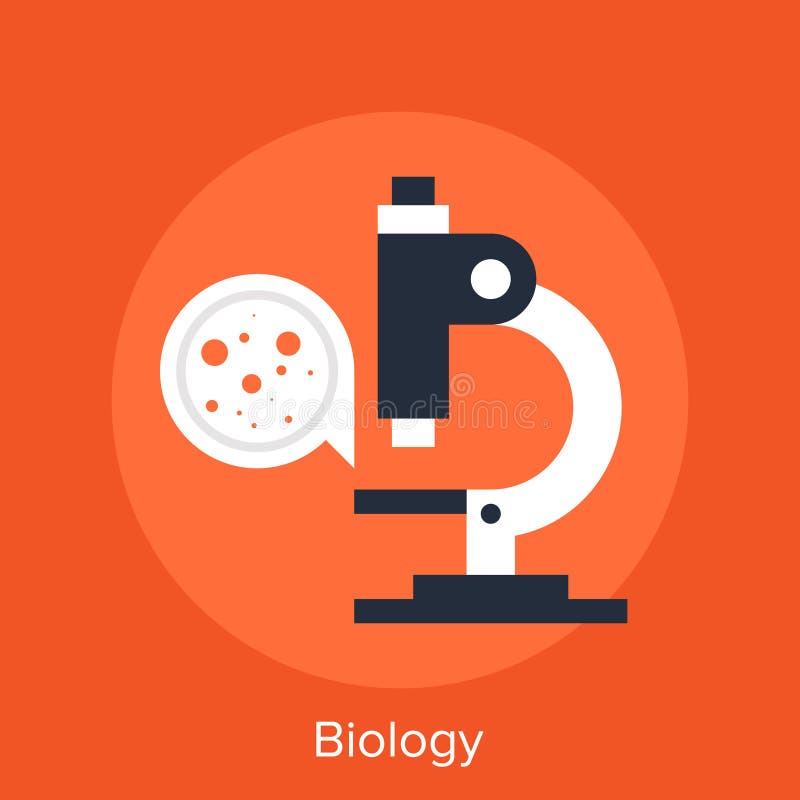Biology Vector Illustration Concept Stock Illustration - Illustration ...