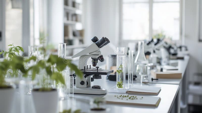 Biology Workshop Where Learners are Examining Microscopic Organisms ...