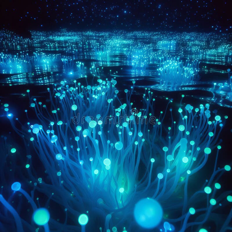 154 69. Bioluminescence_ a Natural Phenomenon Where Living Rgan Stock ...