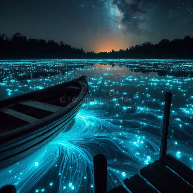 161 69. Bioluminescence_ a Natural Phenomenon Where Living Rgan Stock ...