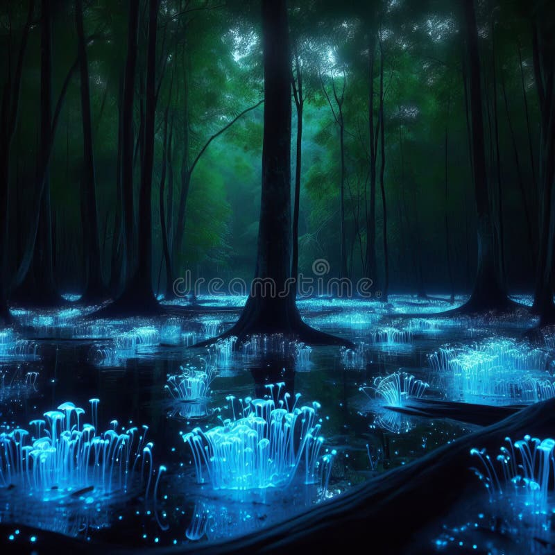 165 69. Bioluminescence_ a Natural Phenomenon Where Living Rgan Stock ...