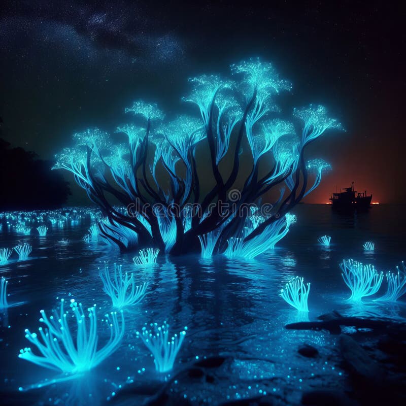 169 69. Bioluminescence_ a Natural Phenomenon Where Living Rgan Stock ...