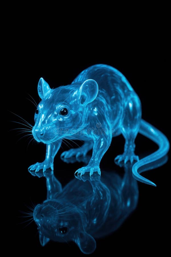Bioluminescent Blue Rat Stock Illustrations – 3 Bioluminescent Blue Rat ...