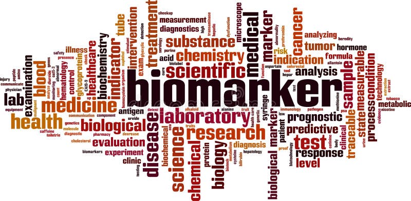 Biomarker word cloud stock vector. Illustration of biology - 167891491