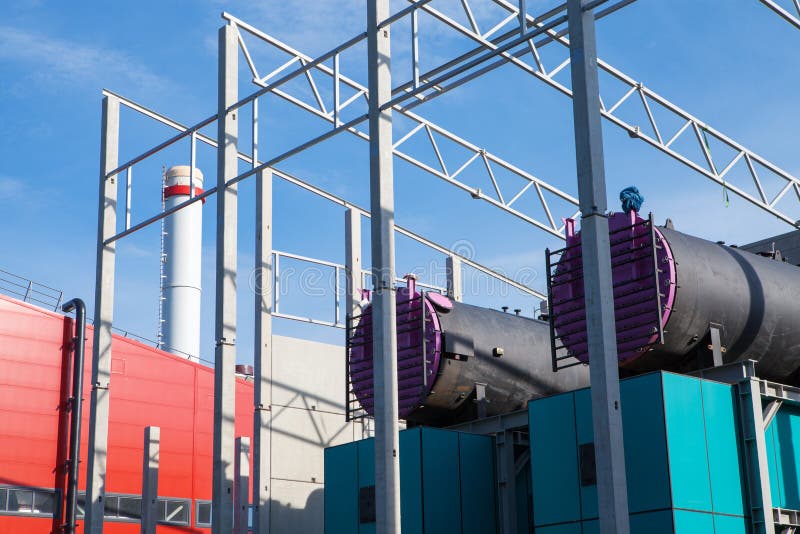 Heavy Construction Dust Collector Stock Image - Image of building ...