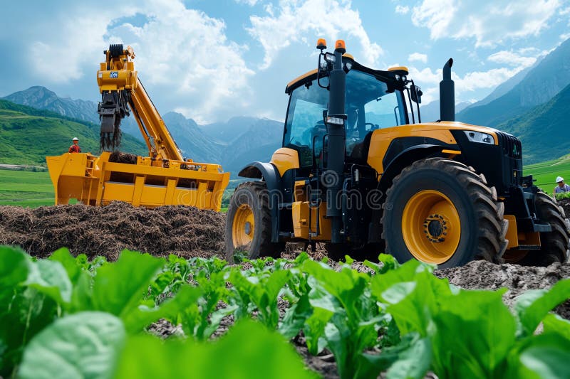 Biomass Development Projects are Captured in a Realistic Photo of a ...