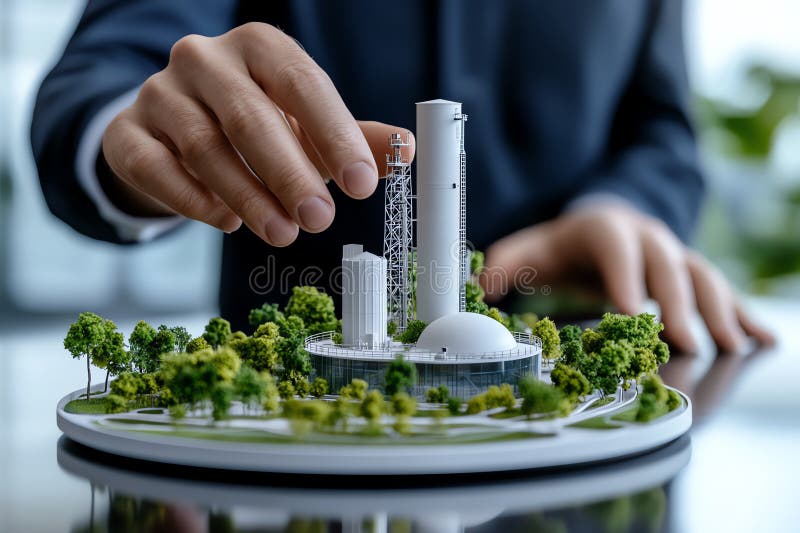 Biomass Engineering Blueprint is Highlighted in a Minimalist Design ...