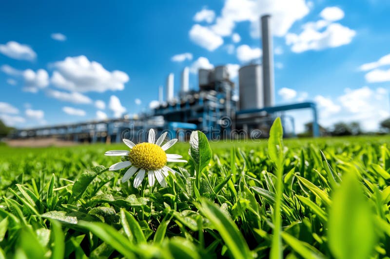 Biomass Conversion Process with a Pile of Organic Waste Next To a ...