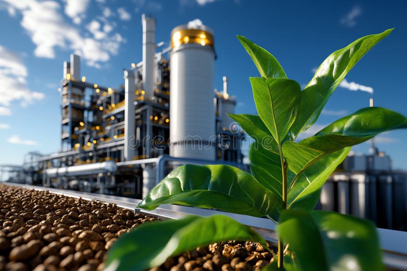 Biomass Engineering and Technology are Highlighted in a Realistic Photo ...