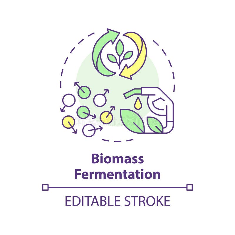 Biomass Fermentation Multi Color Concept Icon Stock Vector ... Biomass Fermentation Multi Color Concept Icon Stock Vector ...