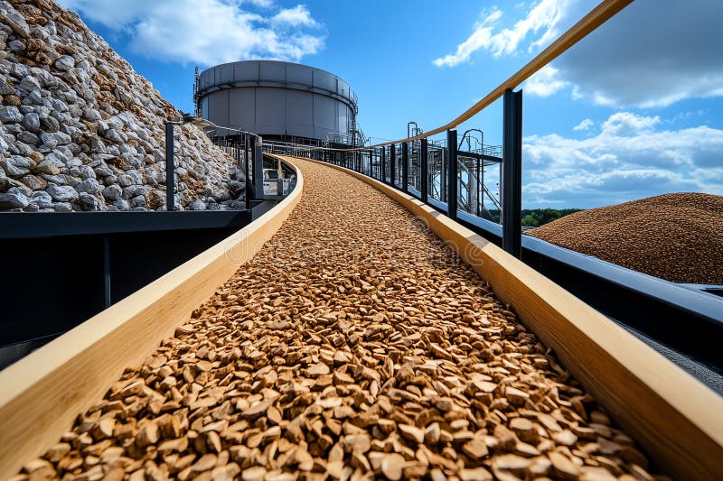 Biomass Output Efficiency is Depicted in a Minimalist Design that ...