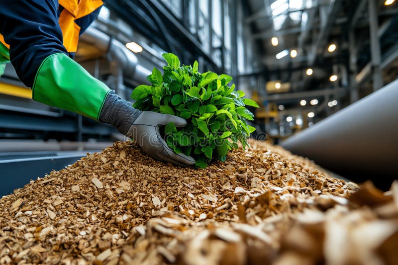 Biomass Plant Operation Efficiency is Showcased in a Realistic Photo ...