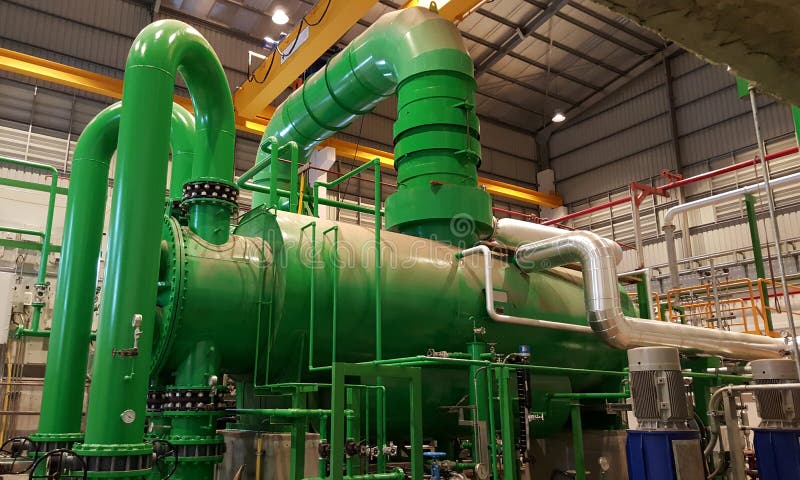 Biomass Power Plant Process Stock Photo - Image of condensing, energy ...