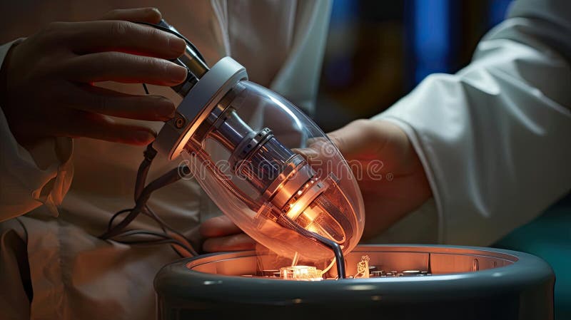 Biomedical Engineer Developing Medical Devices Stock Illustration ...