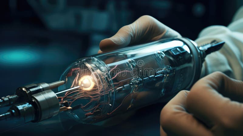 Biomedical Engineer Developing Medical Devices Stock Illustration ...