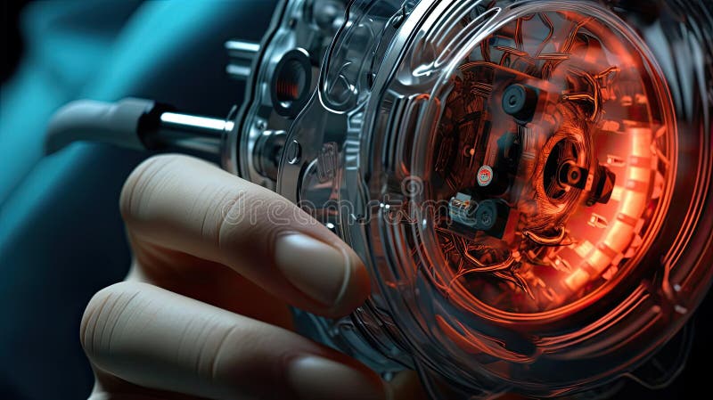 Biomedical Engineer Developing Medical Devices Stock Illustration ...