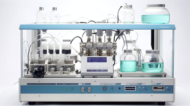 Biomedical lab equipment stock illustration. Illustration of furniture ...