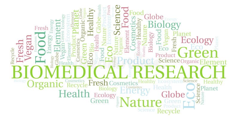 Biomedical Research Word Cloud. Stock Illustration - Illustration of ...