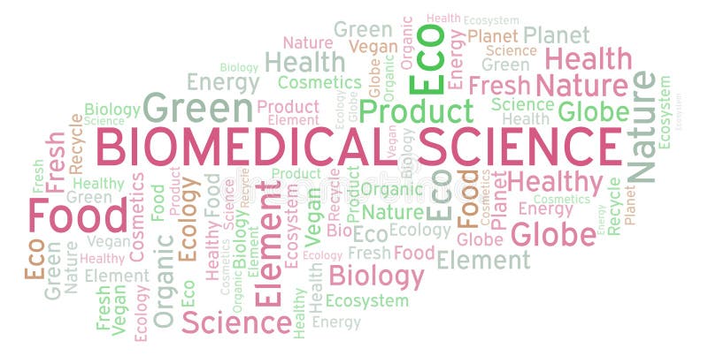 Biomedical Science Word Cloud. Stock Illustration - Illustration of ...