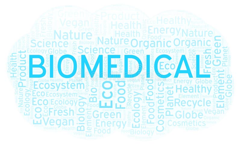 Biomedical word cloud. stock illustration. Illustration of concept ...