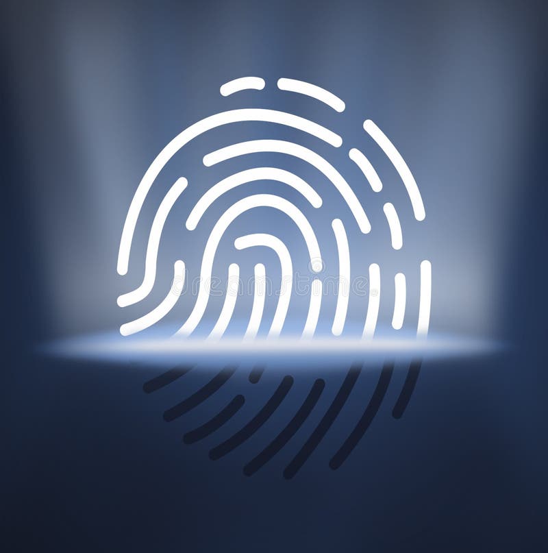 Thumbprint Identity Communication Stock Illustrations – 695 Thumbprint ...