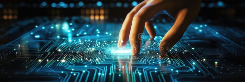 Biometric Access Control for Robust Data Privacy Stock Illustration ...