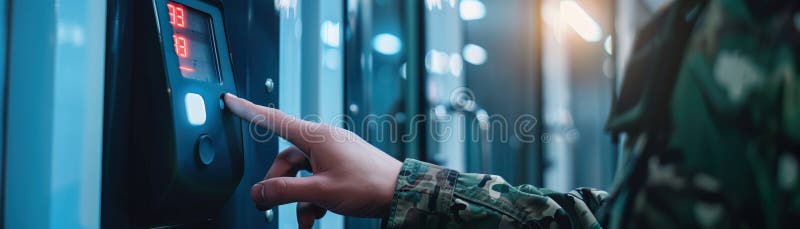 Biometric Access Controls at Secure Military Facilities Ensuring only ...