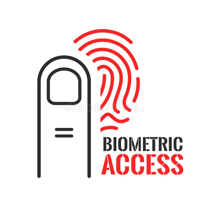 Biometric Access Granted Vector Icon Stock Vector - Illustration of ...