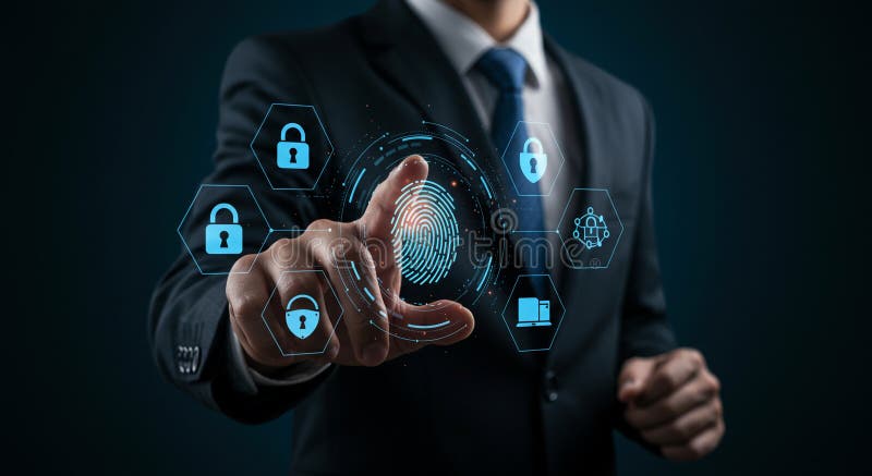 Biometric Authentication for Digital Security Solutions. Generated Ai ...