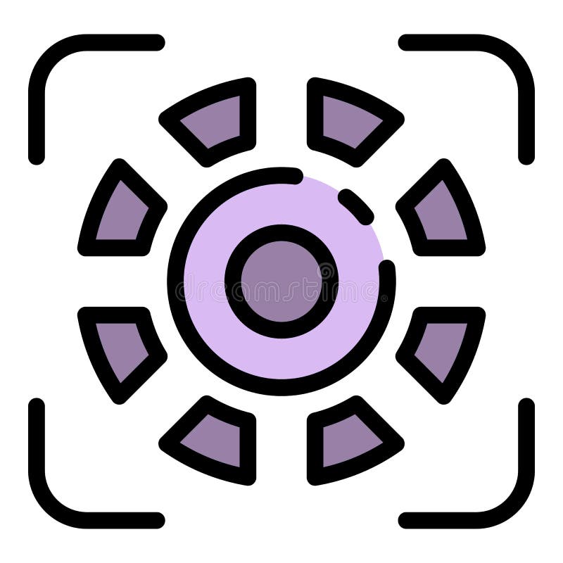 Biometric Authentication Icon Color Outline Vector Stock Vector ... Biometric Authentication Icon Color Outline Vector Stock Vector ...