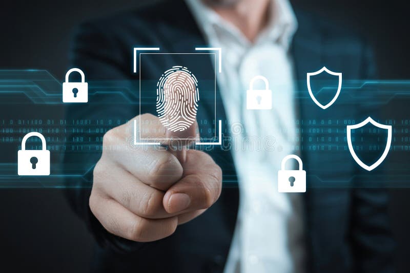 Biometric Scanning Security Access Control Stock Illustrations – 3,876 ...