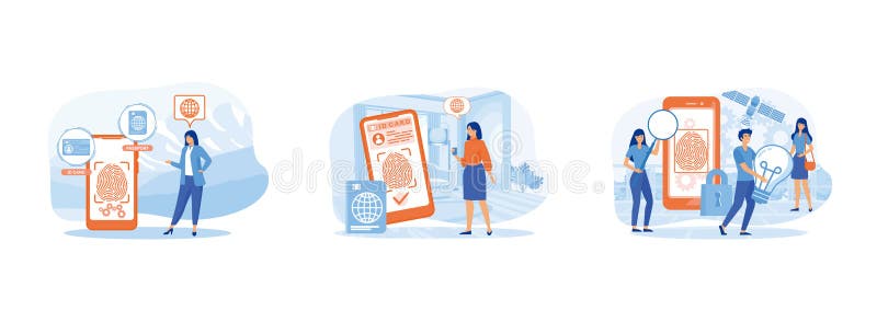 Biometric Documents in Smart Phone App. Electronic Identity Card ...