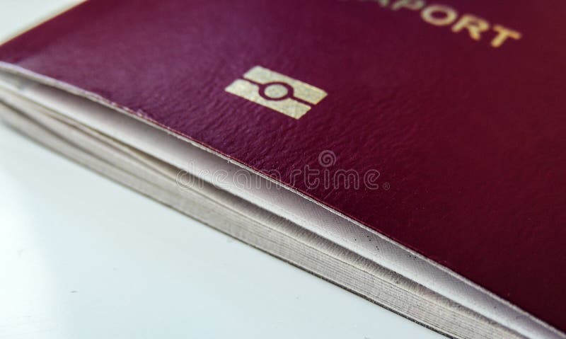 Biometric, E-passport or Digital Passport Symbol Stock Photo - Image of ...