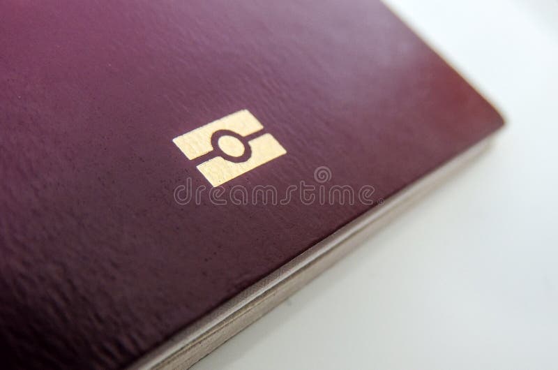 Biometric, E-passport or Digital Passport Symbol Stock Photo - Image of ...