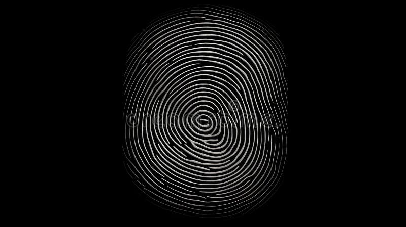 Biometric Finger Print Texture Stock Illustration - Illustration of ...