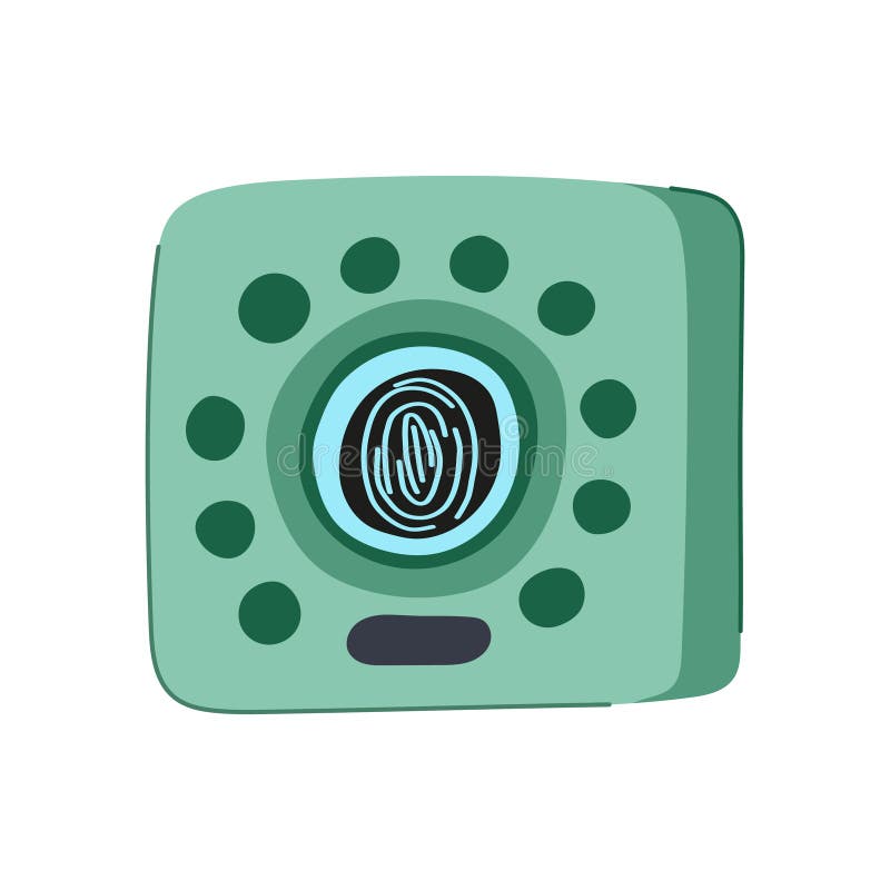 Biometric Fingerprint Door Stock Illustrations – 1,196 Biometric ...