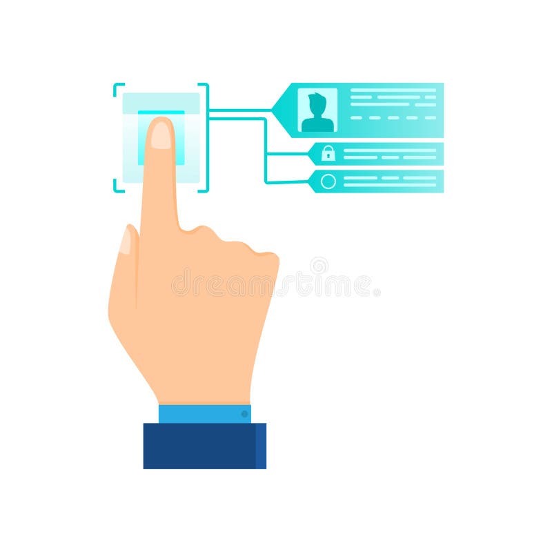 Fingerprint Reader Stock Illustrations – 874 Fingerprint Reader Stock ...