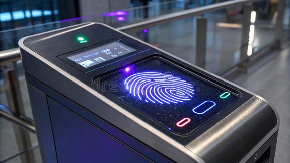 Biometric Fingerprint Scanner Access Security Technology Identification ...