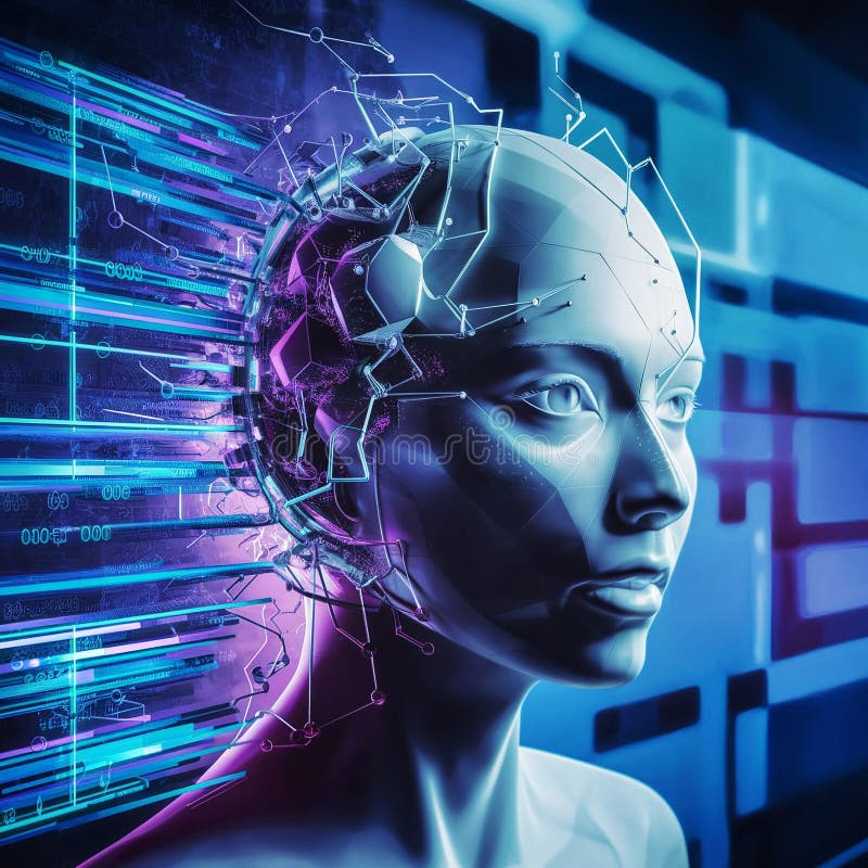 Biometric identification stock illustration. Illustration of person ...