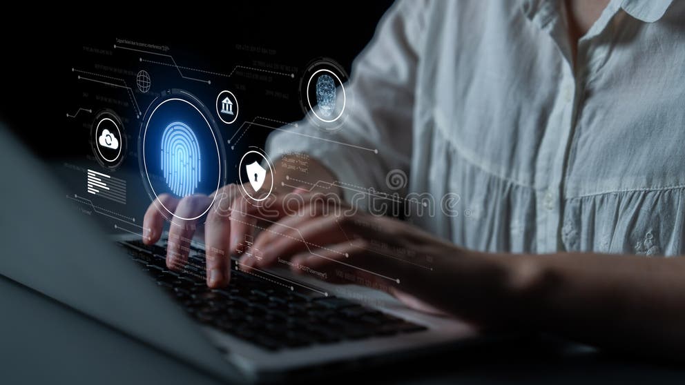 Biometric Identity Authentication and Cybersecurity Interface Latch ...