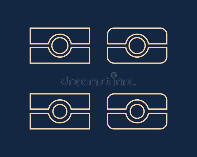 Biometric Passport Symbol Set Stock Vector - Illustration of sign ...