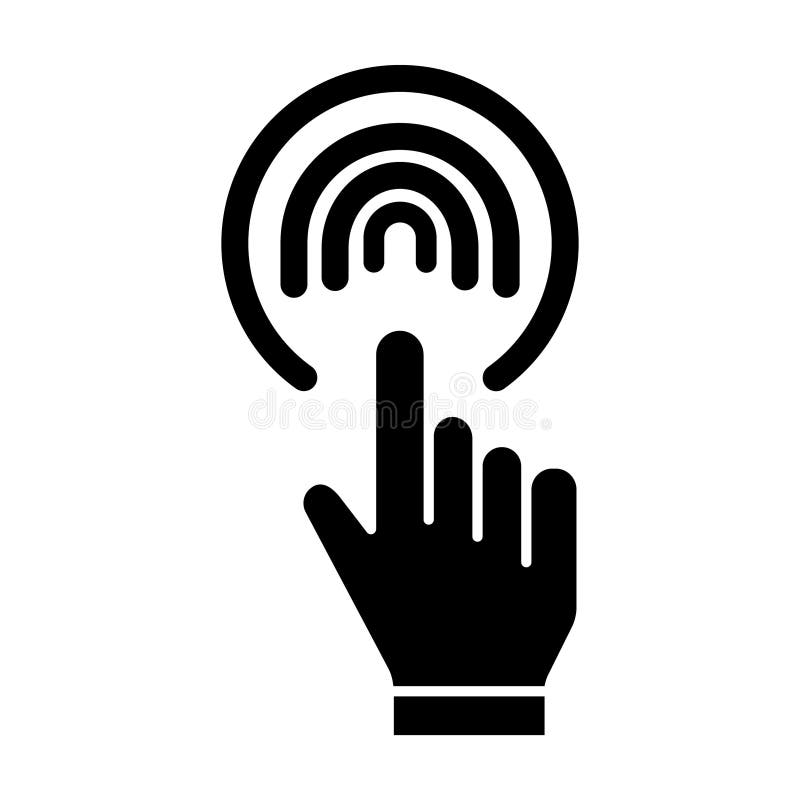 Biometric Fingerprint Reader Stock Illustrations – 848 Biometric ...