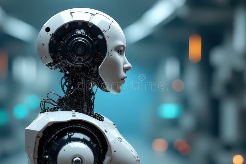 Biometric Robot - Innovation in Motion Stock Illustration ...